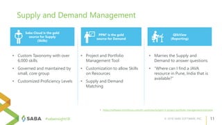 Talent Supply and Demand: Saba as the Gold Source for Skills at DXC | PPT