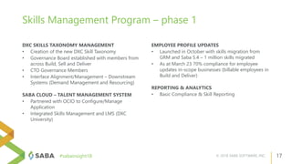 Talent Supply and Demand: Saba as the Gold Source for Skills at DXC | PPT