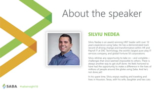 Talent Supply and Demand: Saba as the Gold Source for Skills at DXC | PPT