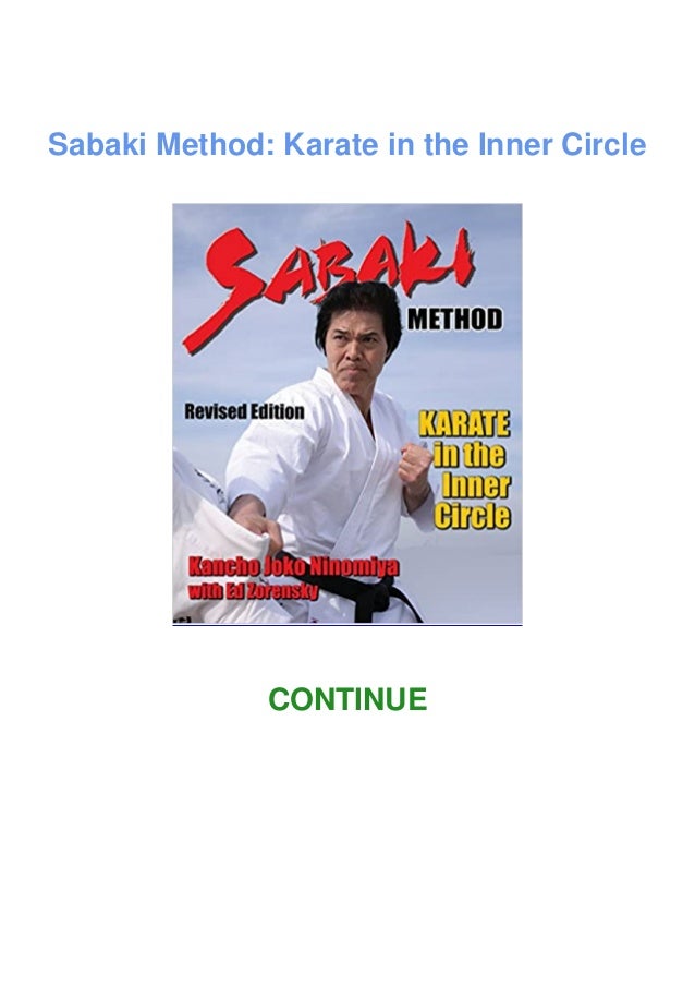 Download⚡[PDF]⚡ Sabaki Method: Karate in the Inner Circle