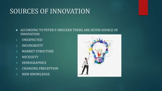 Innovation and creativity | PPTX