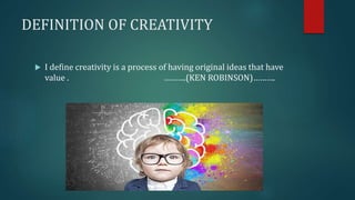 Innovation and creativity | PPTX