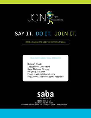 Saba Product Catalog | PDF