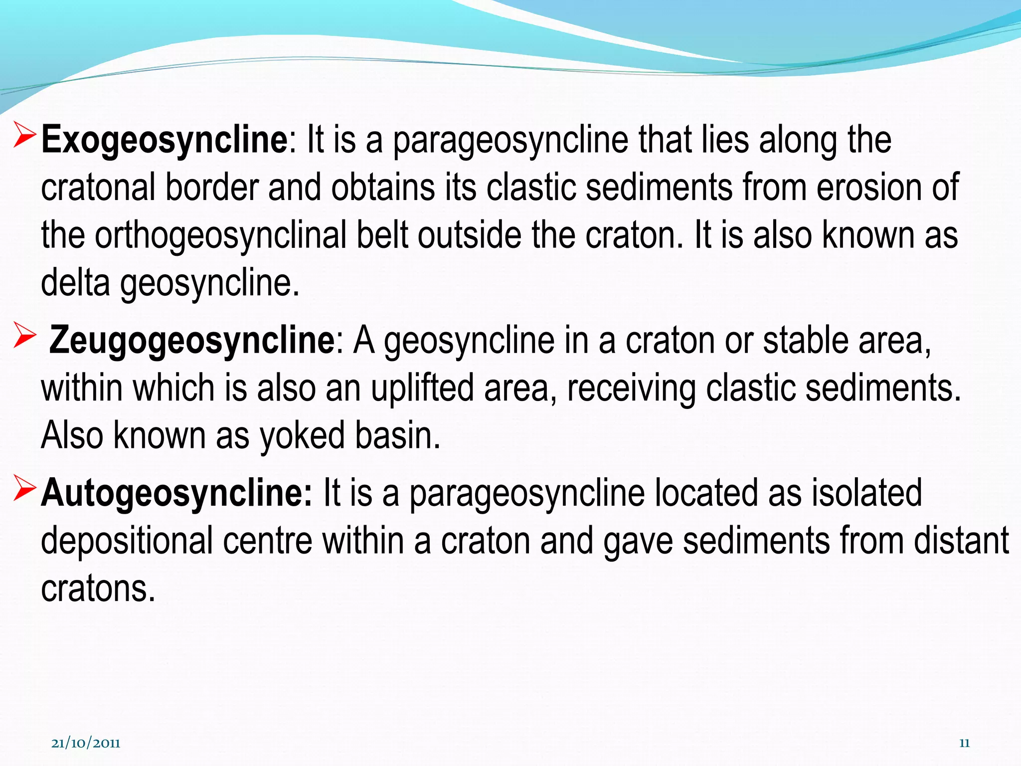 Geosyncline | PPT
