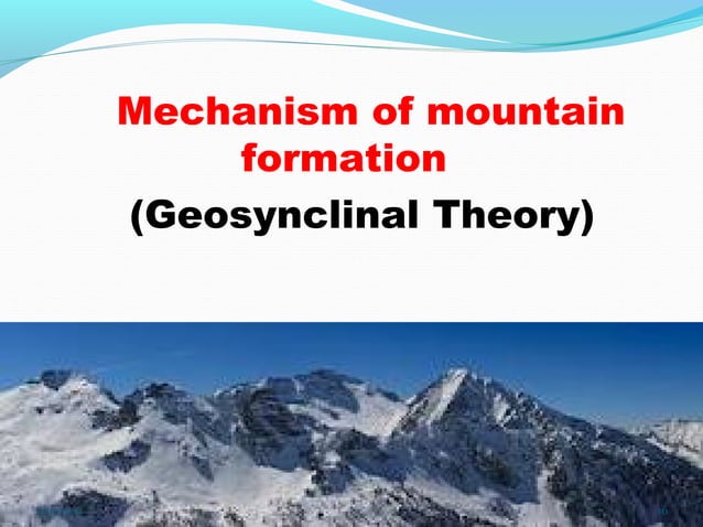 Geosyncline | PPT | Geography | Science