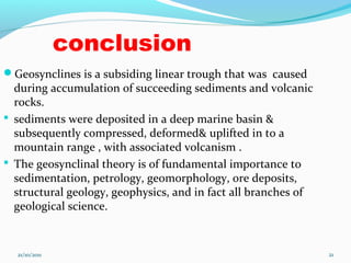 Geosyncline | PPT