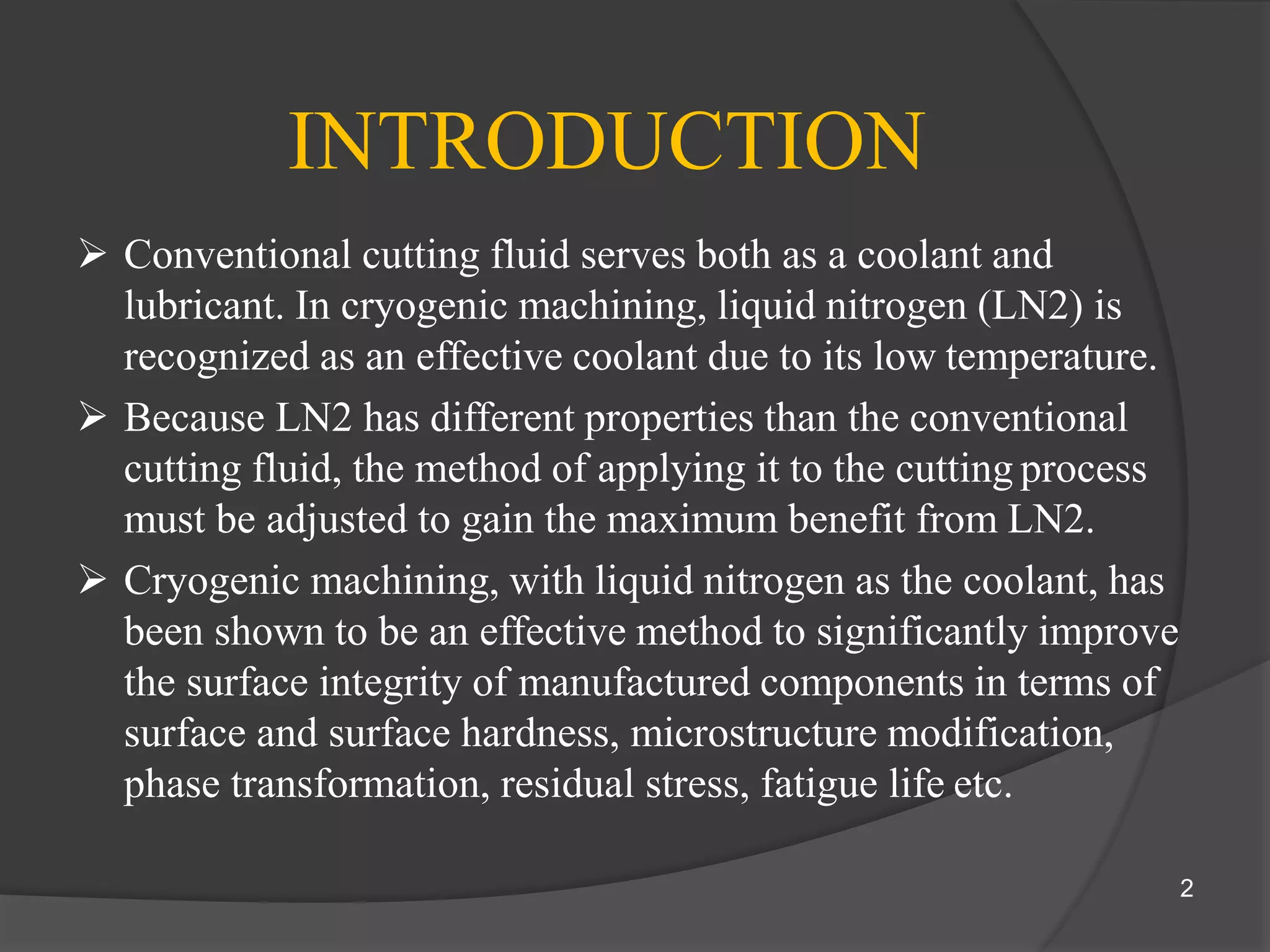 Cryogenic Machining | PPTX