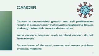 BIOCHEMISTRY OF CANCER, MOLECULAR BIOLOGY OF CANCER, TUMOR SUPPRESSOR ...