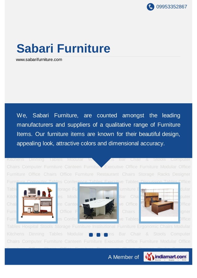 Sabari Furniture, Chennai, Computer Tables | PDF | Woodworking | Arts and Crafts
