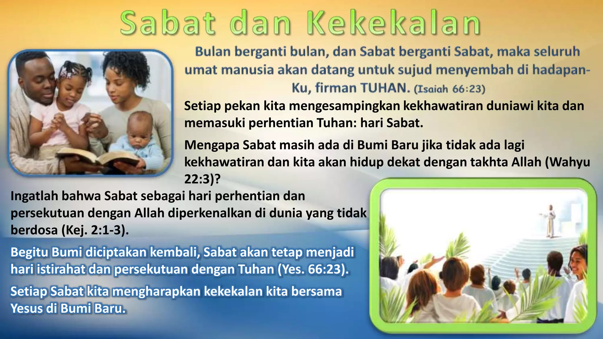 Sekolah Sabat - Triwulan 2 2023 - Pelajaran 8 | PPT