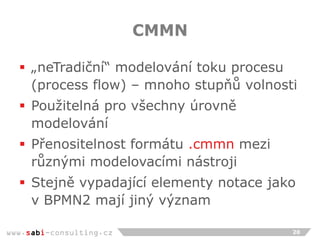 Modelování procesů - notace BPMN2, CMMN a DMN | PDF