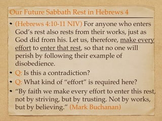 Sabbath 4 - Our Future Rest | KEY