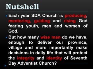 Sabbath Closing Sermon Shared in Kimbe WNBP | PPT