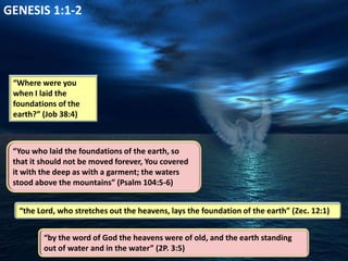 Sabbath school lesson 4, creation, a biblical theme | PPTX