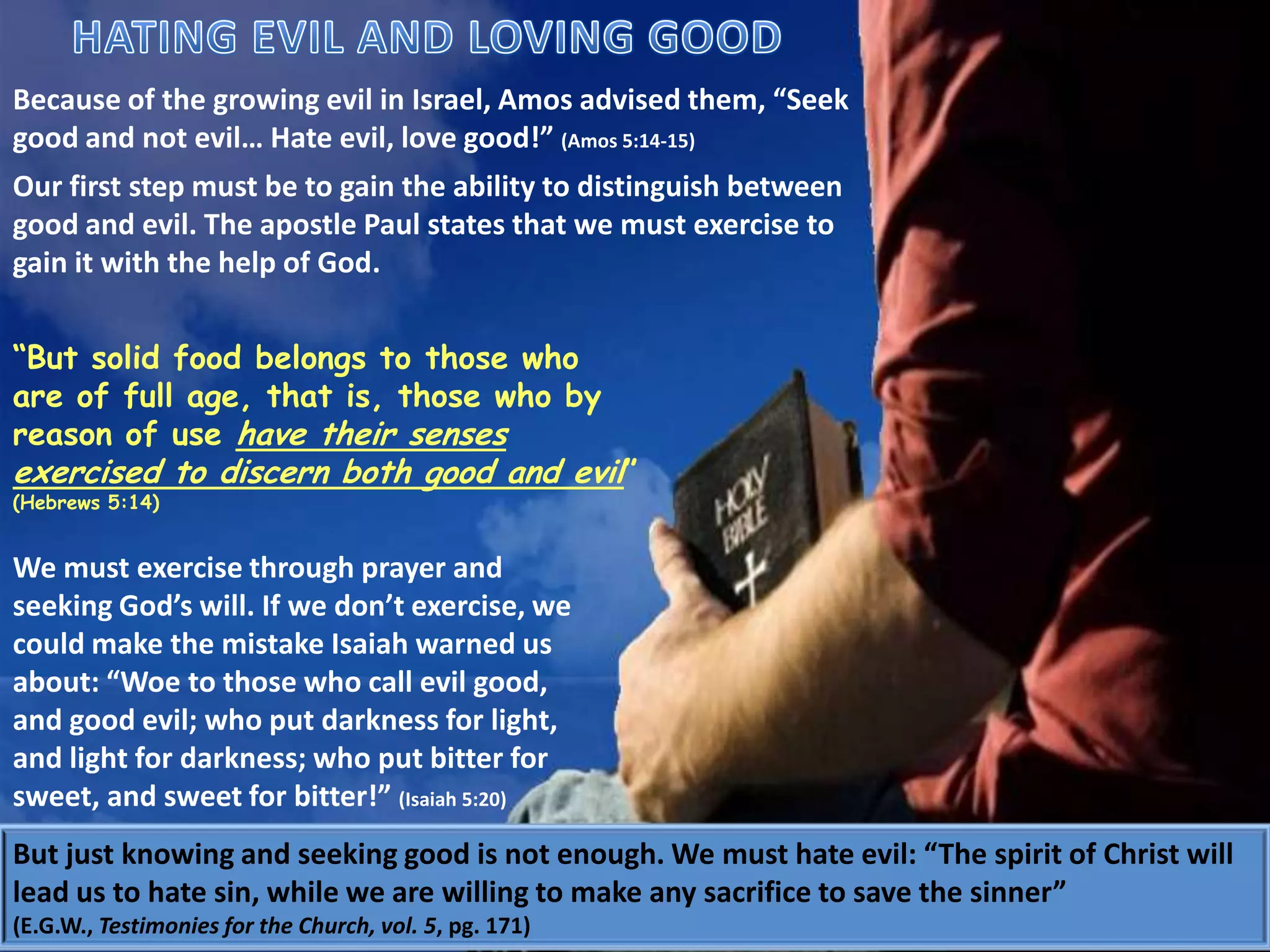 Sabbath school lesson 5, seek the lord and live (amos) | PPT