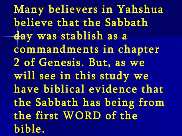 Sabbath the eternal sign of the covenant | PPT | Judaism | Religion ...