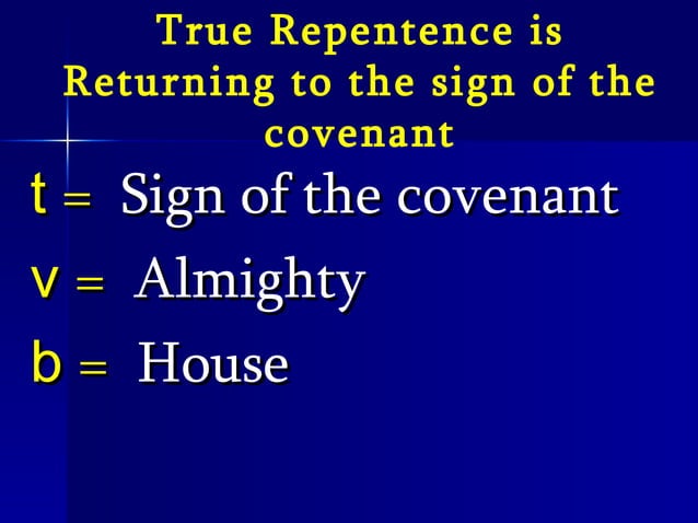 Sabbath the eternal sign of the covenant | PPT | Judaism | Religion ...