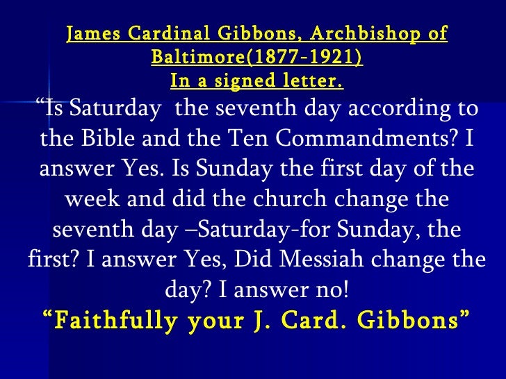 Sabbath the eternal sign of the covenant