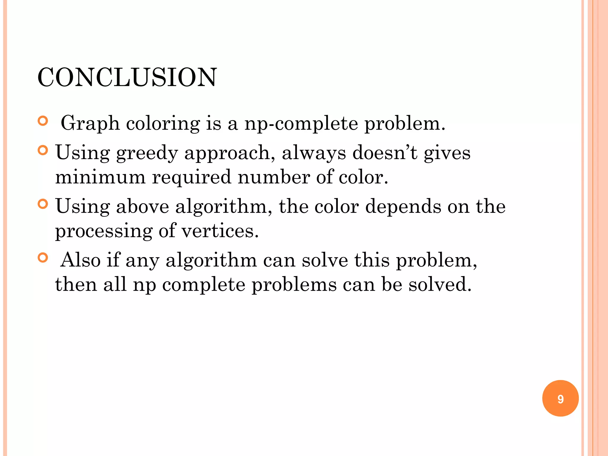 Graph coloring | PPT
