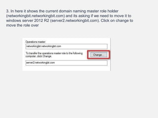 fsmo in active directory | PPTX | Operating Systems | Computer Software ...