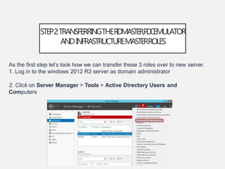 fsmo in active directory | PPTX | Operating Systems | Computer Software and Applications