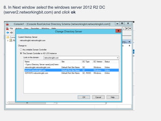 fsmo in active directory | PPTX | Operating Systems | Computer Software and Applications