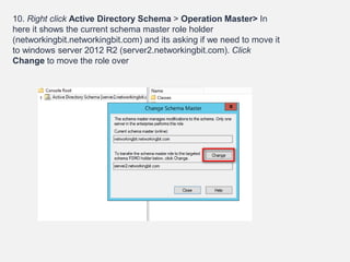 fsmo in active directory | PPTX | Operating Systems | Computer Software and Applications