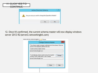fsmo in active directory | PPTX | Operating Systems | Computer Software and Applications