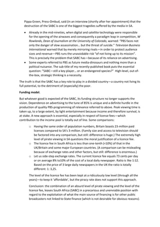 Sabc as public broadcaster | PDF