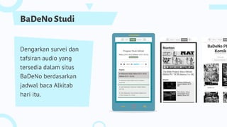 BaDeNo: Revolusi Cara Baca Alkitab | PPT