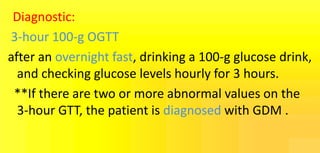 Diabetes In Pregnancy | PPTX