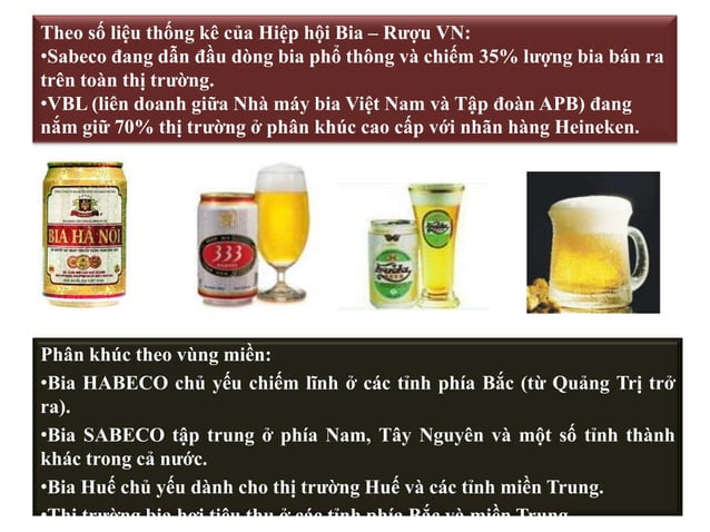 CHIẾN LƯỢC MARKETING MIX CỦA SABECO | PPTX