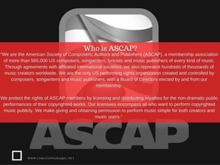 What are Performing Rights Organizations? | PPT