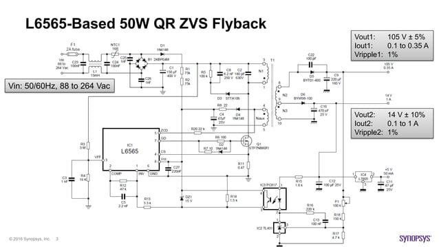 Quasi-resonant Flyback Converter Simulations with Saber - APEC 2016 | PDF