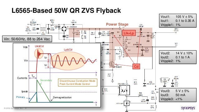 Quasi-resonant Flyback Converter Simulations with Saber - APEC 2016