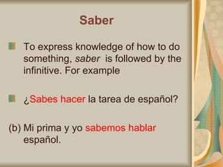 Saber Y Conocer | PPT