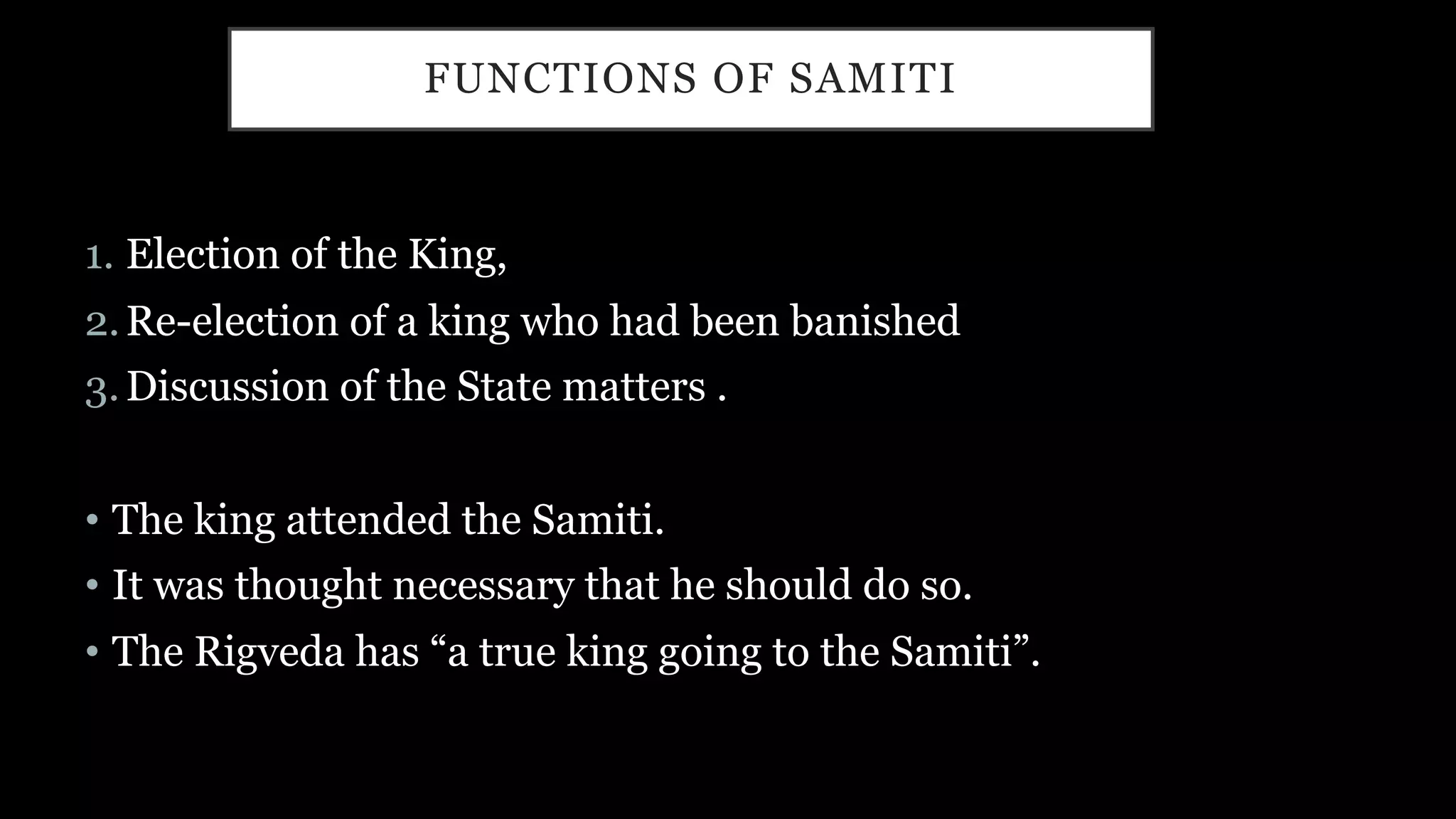 Sabha, Samiti, Vidath and Paur Janapada | PDF