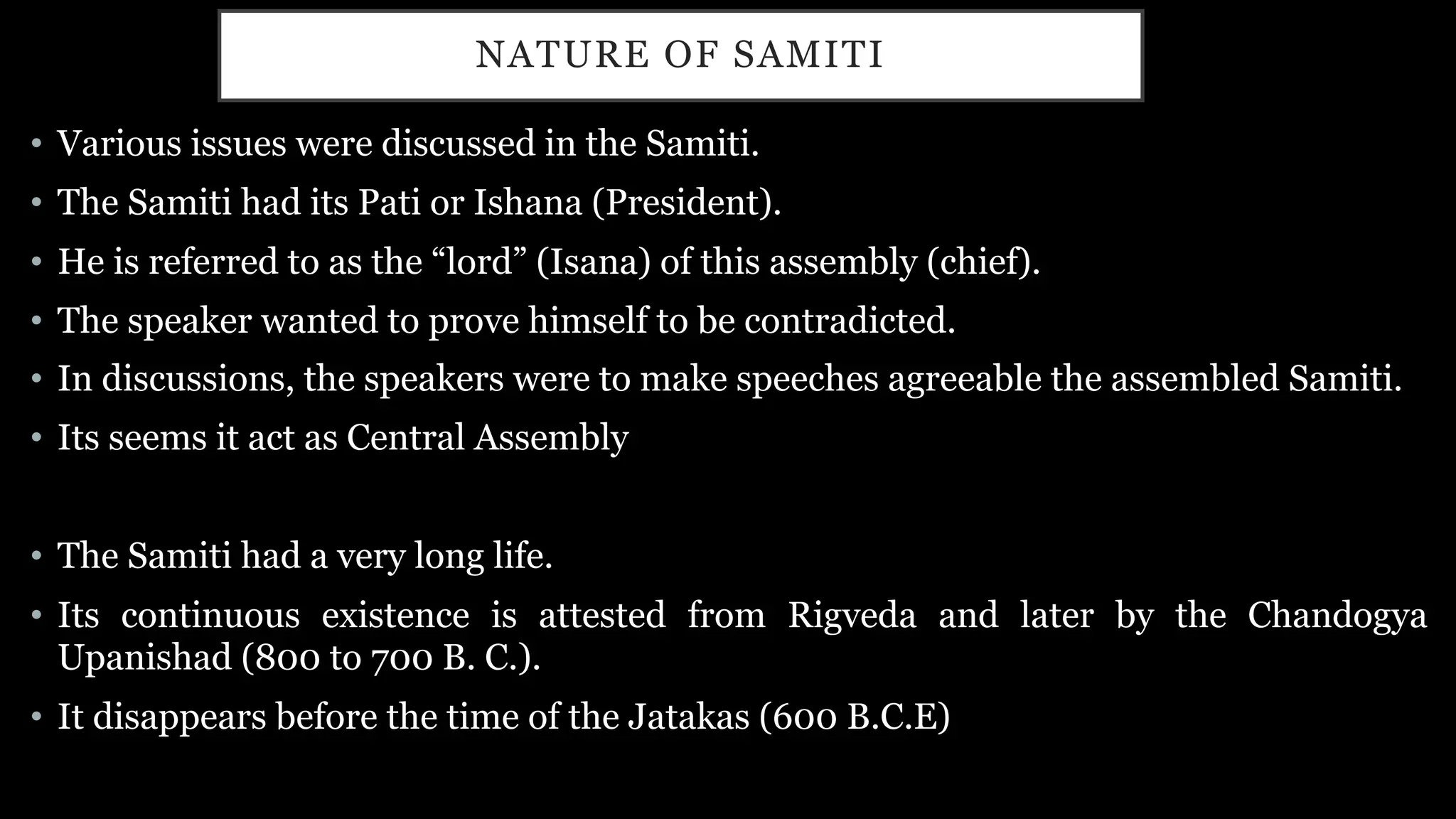 Sabha, Samiti, Vidath and Paur Janapada | PDF