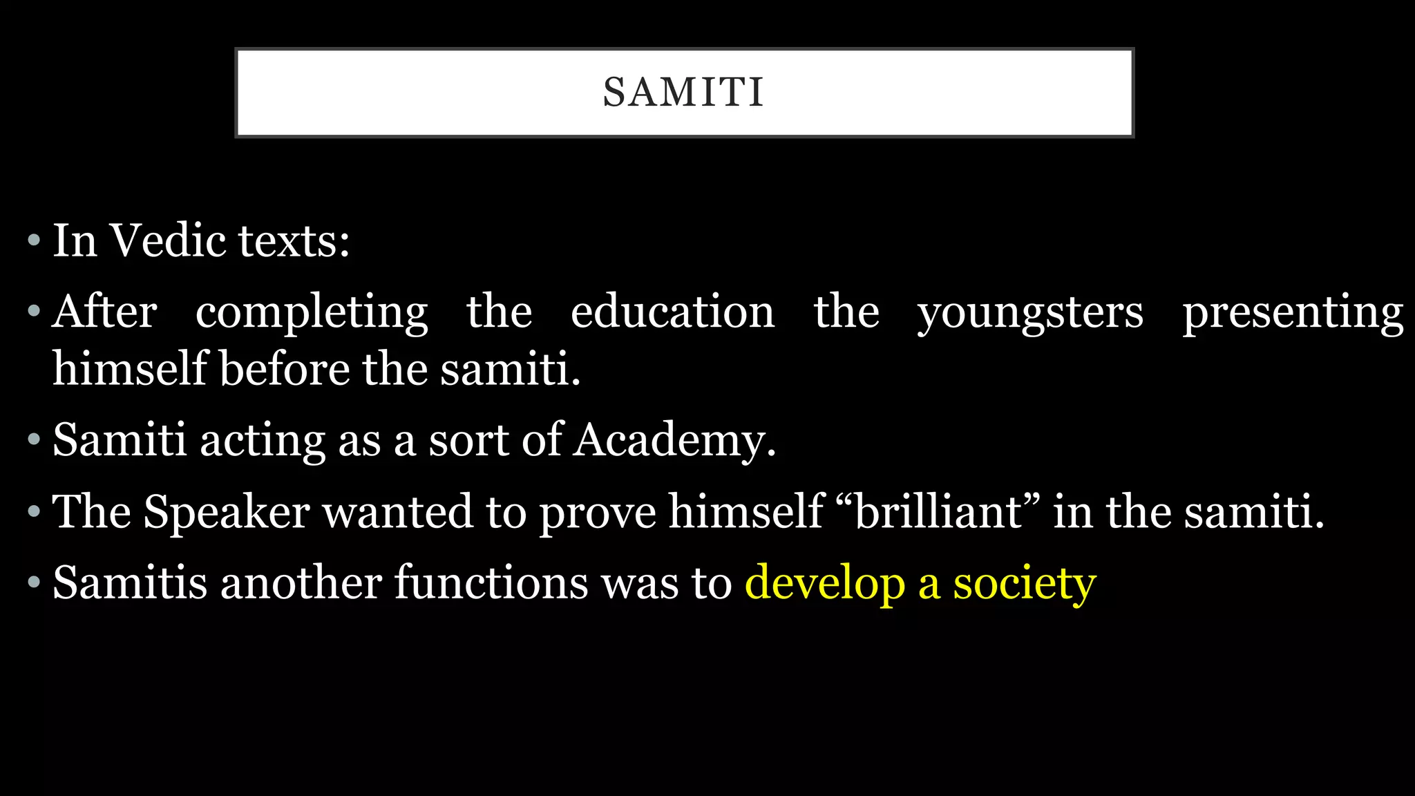 Sabha, Samiti, Vidath and Paur Janapada | PDF