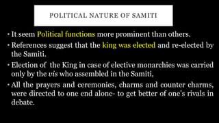 Sabha, Samiti, Vidath and Paur Janapada | PDF