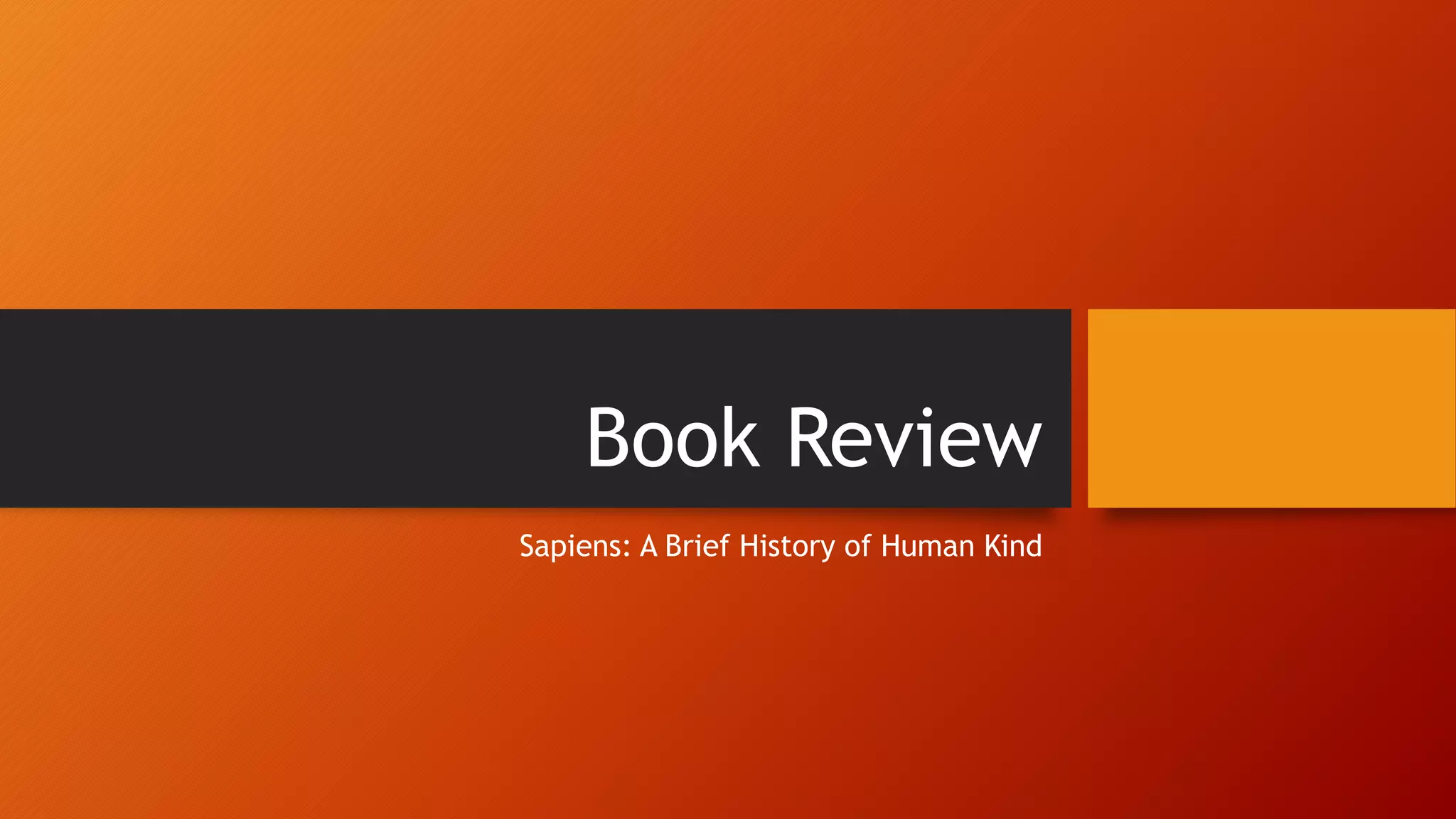 sapiens book review | PPTX