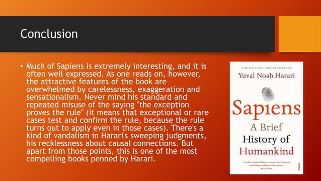 sapiens book review | PPTX
