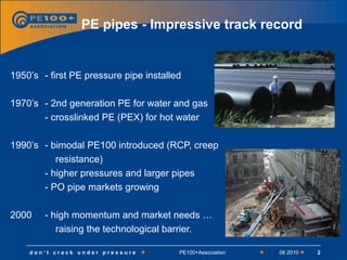 Sabic pe100 and_pe100plus_materials_and_pipesho | PPT