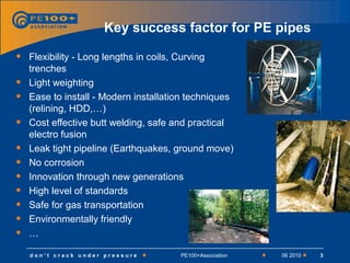 Sabic pe100 and_pe100plus_materials_and_pipesho | PPT