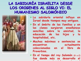 sabiduría sapiencial | PPT