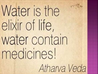 Water The Elixer of Life | PPT
