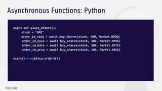 Speedup Your Code Through Asynchronous Programing | PPT