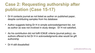 Towards better research authorship | PPT