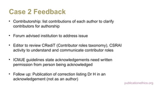 Towards better research authorship | PPT
