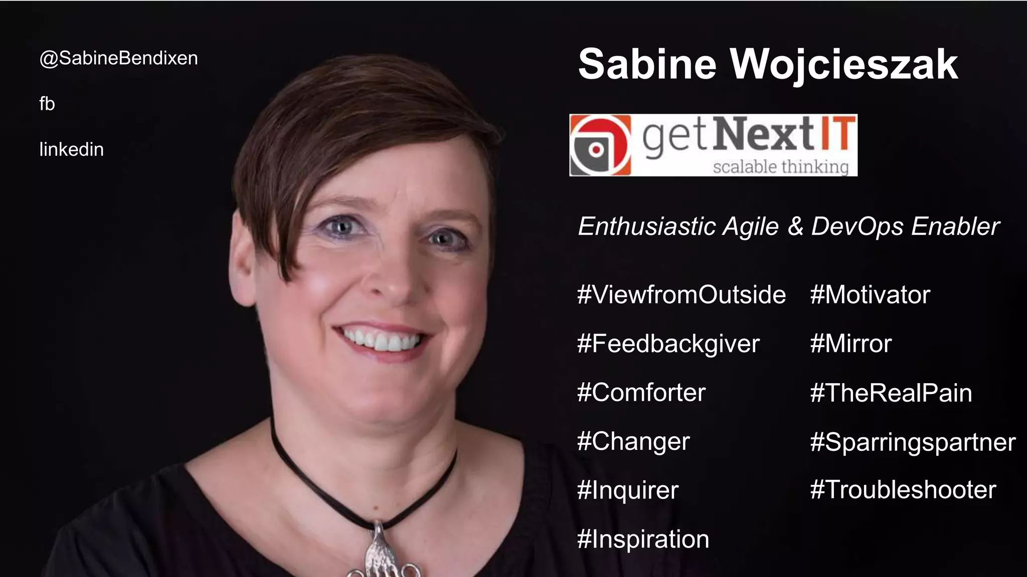 Culture eats improvement before breakfast - Sabine Wojcieszak - DevOp…